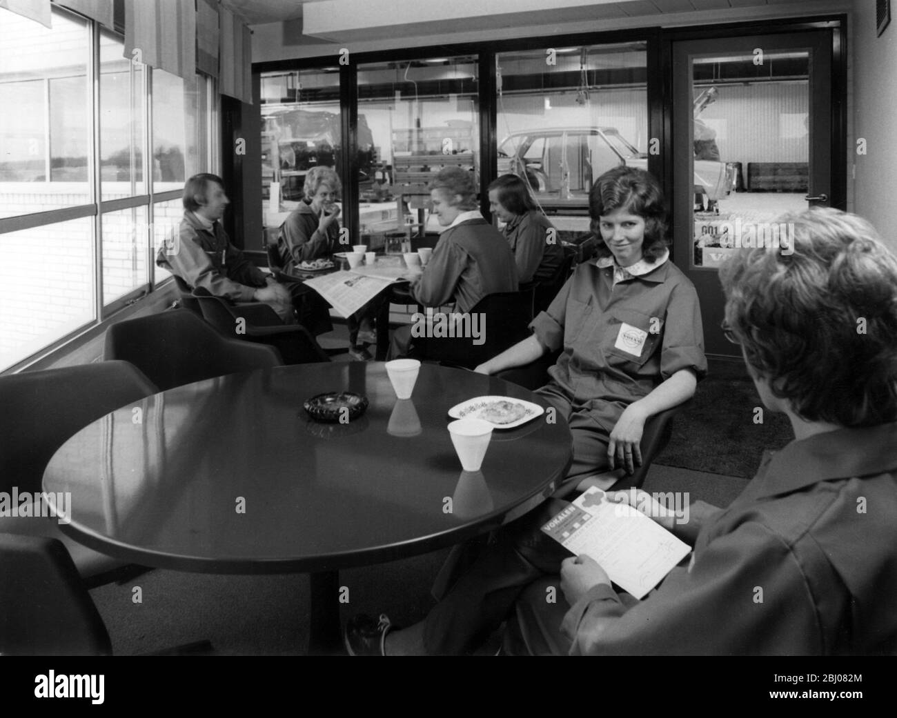 Employees cars Black and White Stock Photos & Images - Alamy