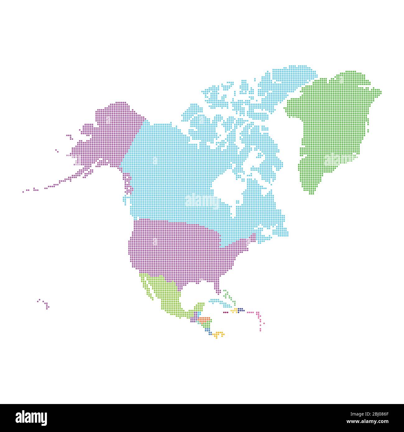 North america map Stock Vector Images - Alamy