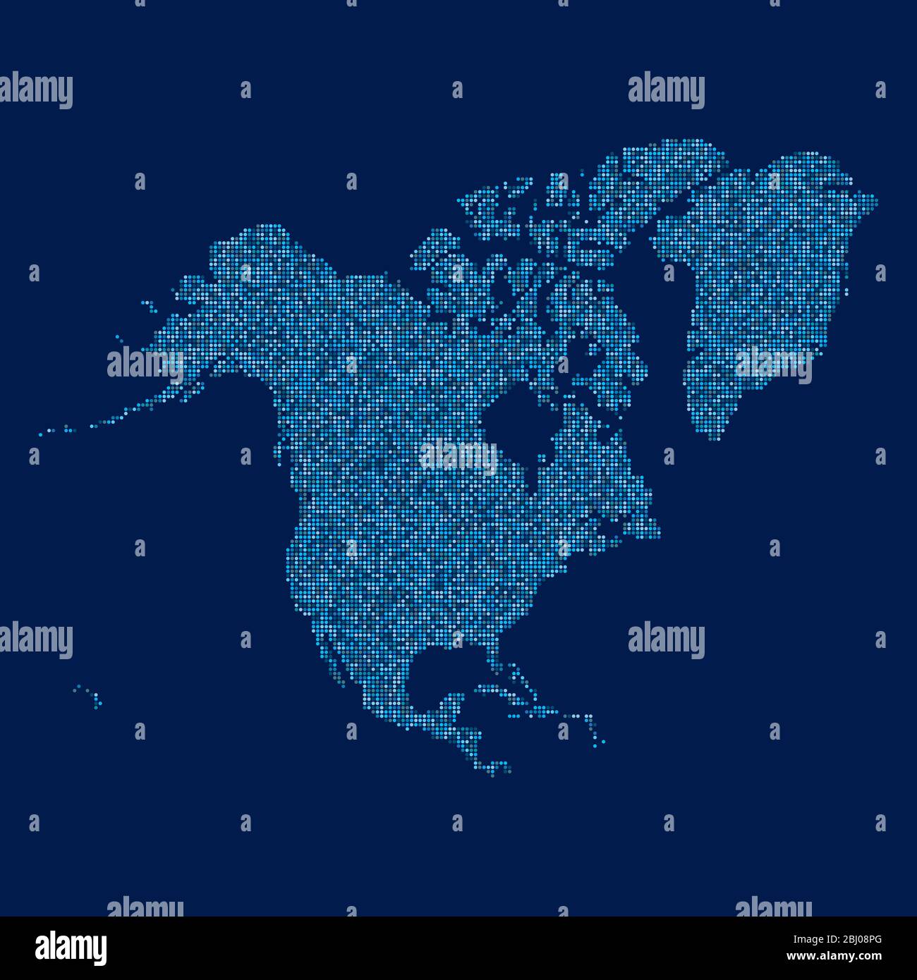 North america map Stock Vector Images - Alamy
