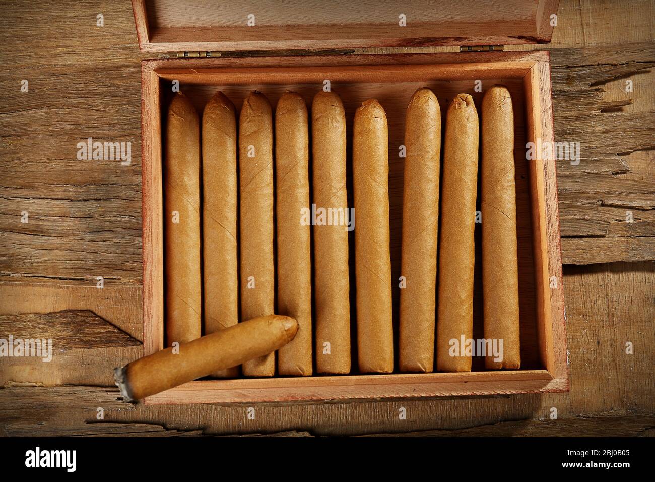 Top view cigars in hi-res stock photography and images - Alamy