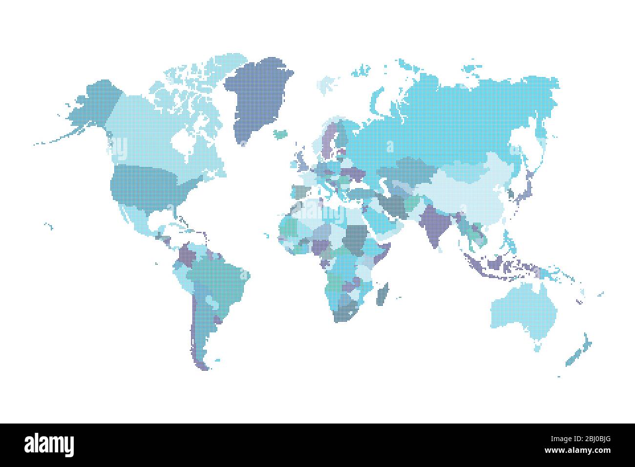 Dot map south africa Stock Vector Images - Alamy