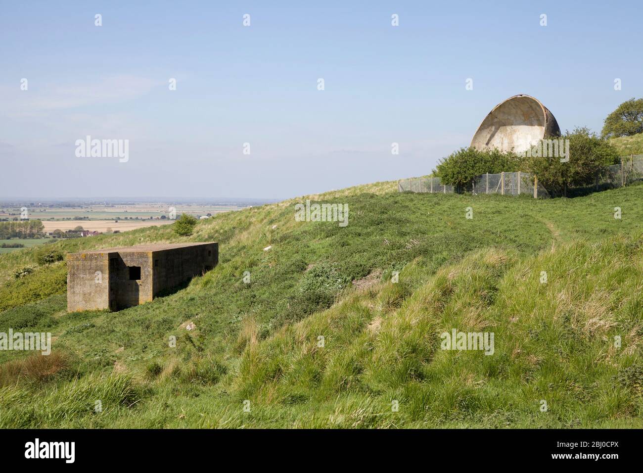 Sound mirror, Hythe, Kent Stock Photo - Alamy