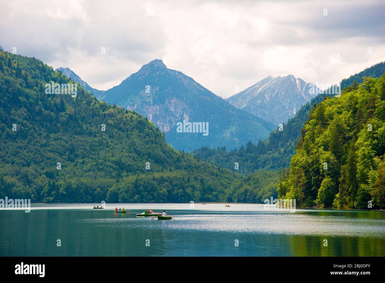 The Alpsee is a lake in Bavaria, Germany. It's located near ...
