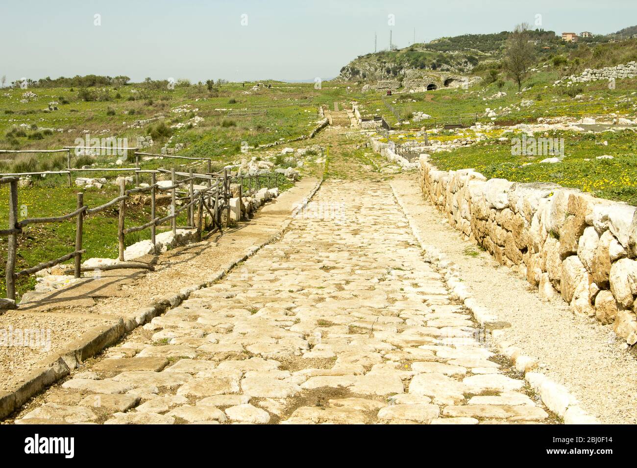 a roman street Stock Photo - Alamy