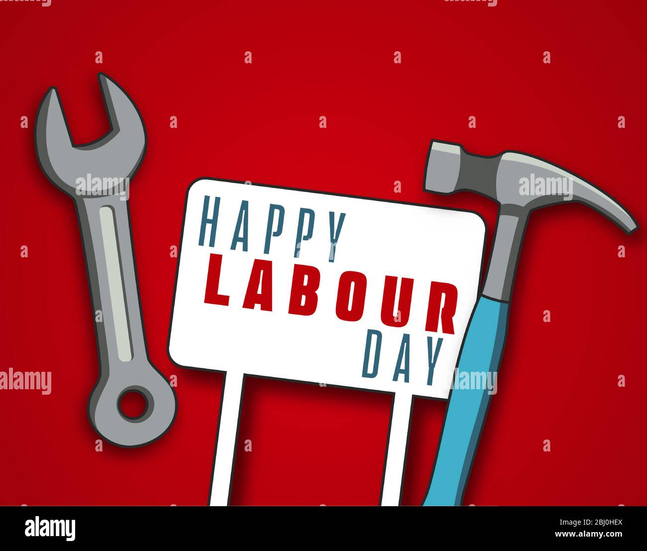 Happy labor day poster or banner. 1 May International Labor Day ...
