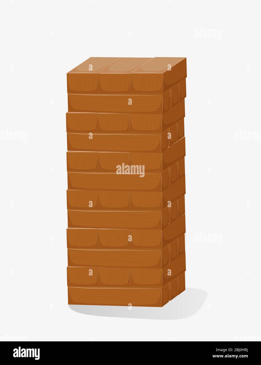 Wood building blocks structure Stock Vector Images - Alamy