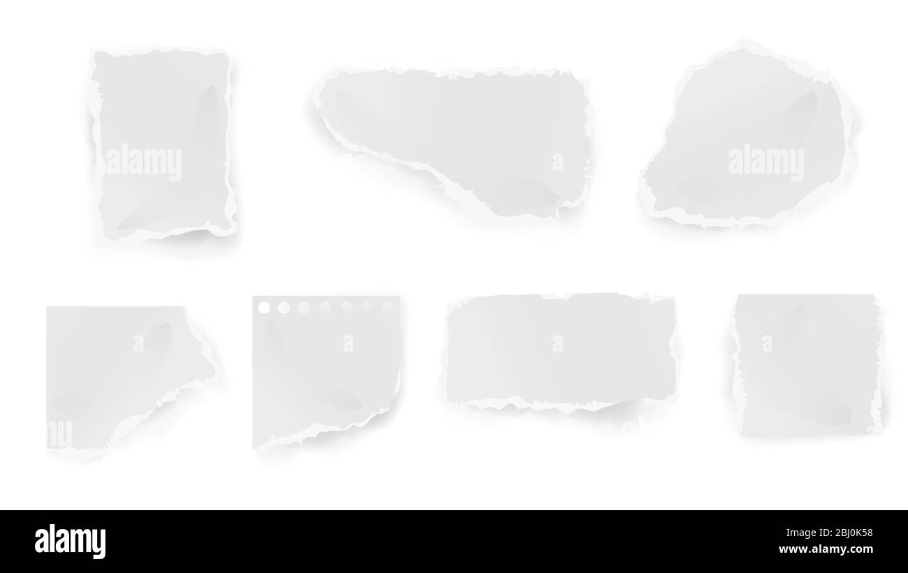Ripped Piece Of Paper