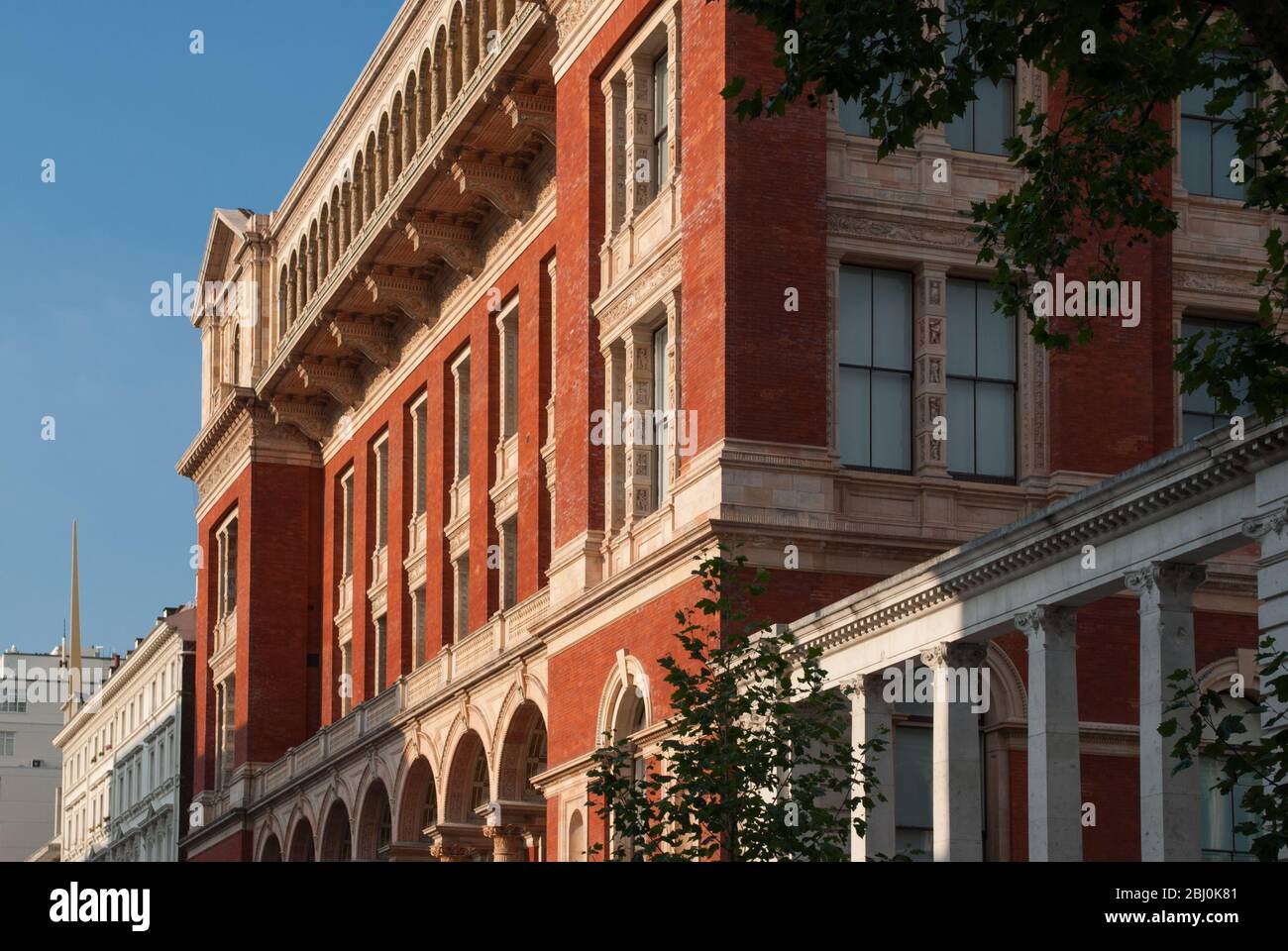 Victorian Architecture Henry Cole Wing Exhibition Road Red Brick Stone ...