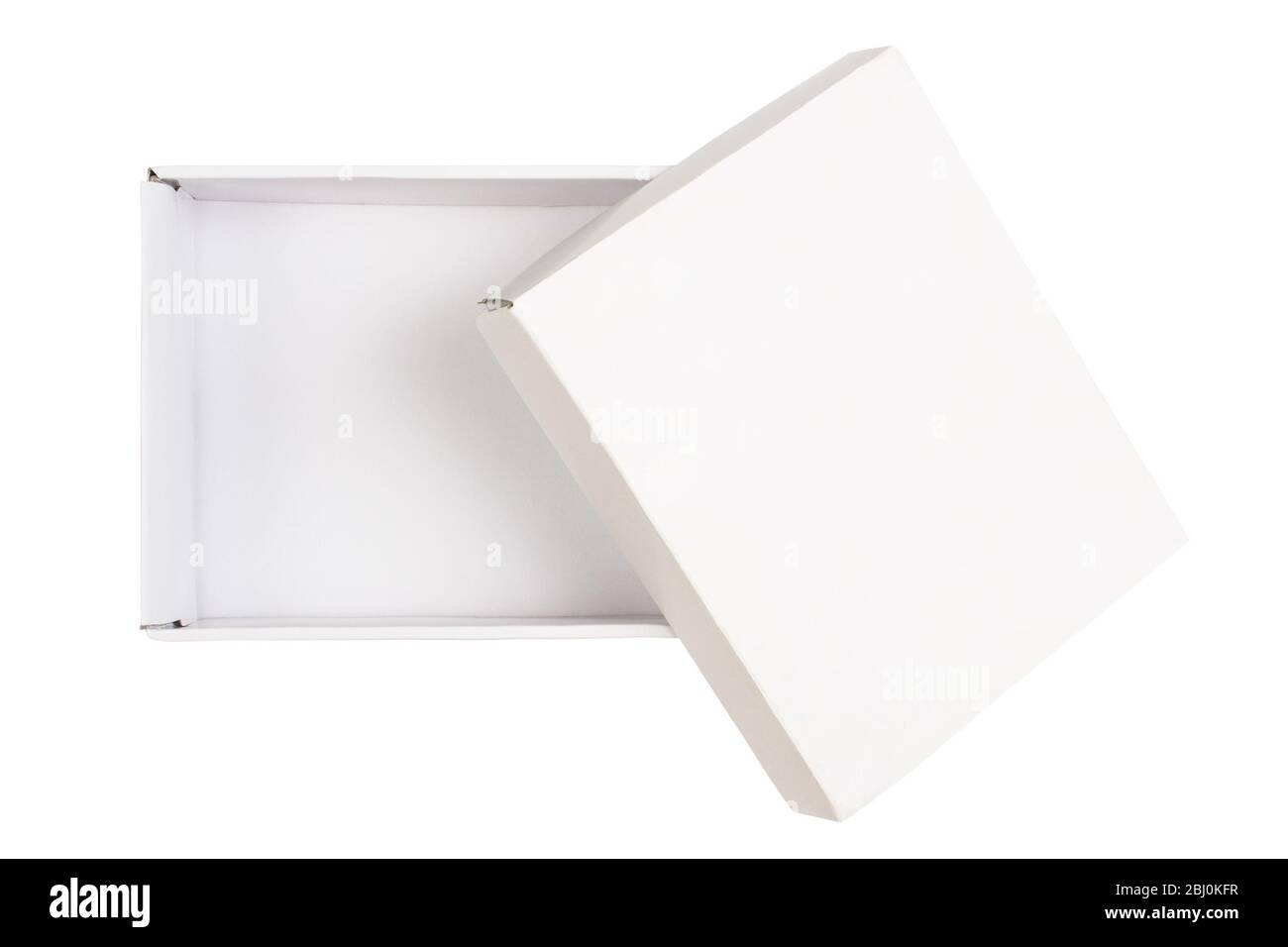 White empty cardboard box Stock Photo - Alamy