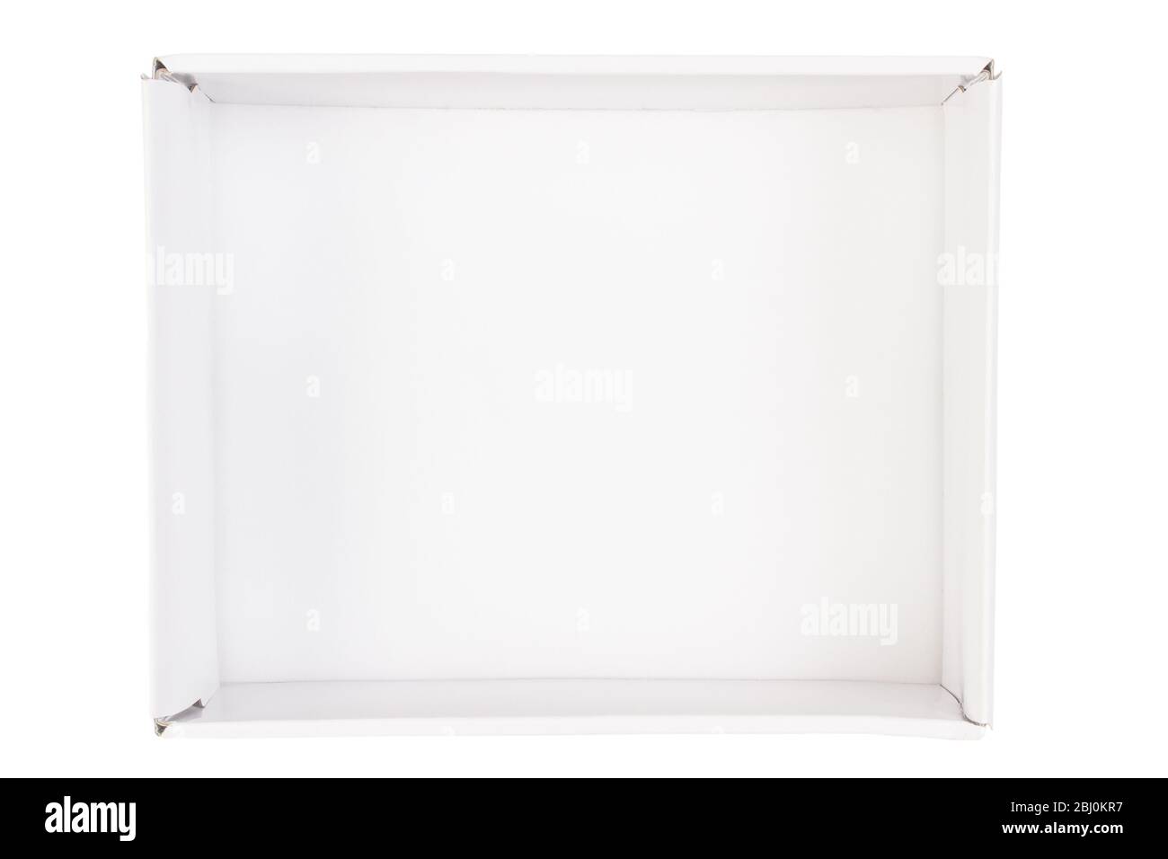 White empty cardboard box Stock Photo - Alamy