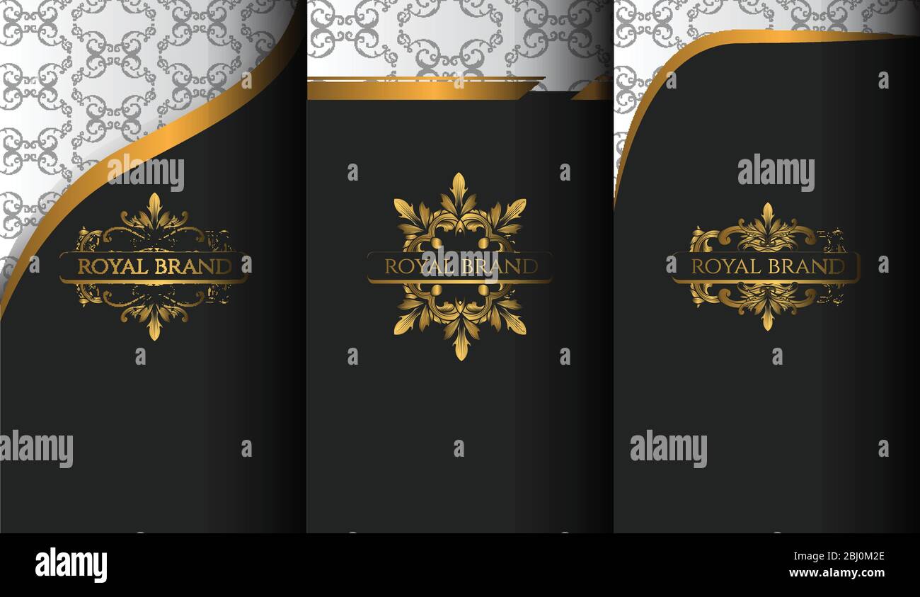 Set of luxury template Stock Vector Image & Art - Alamy