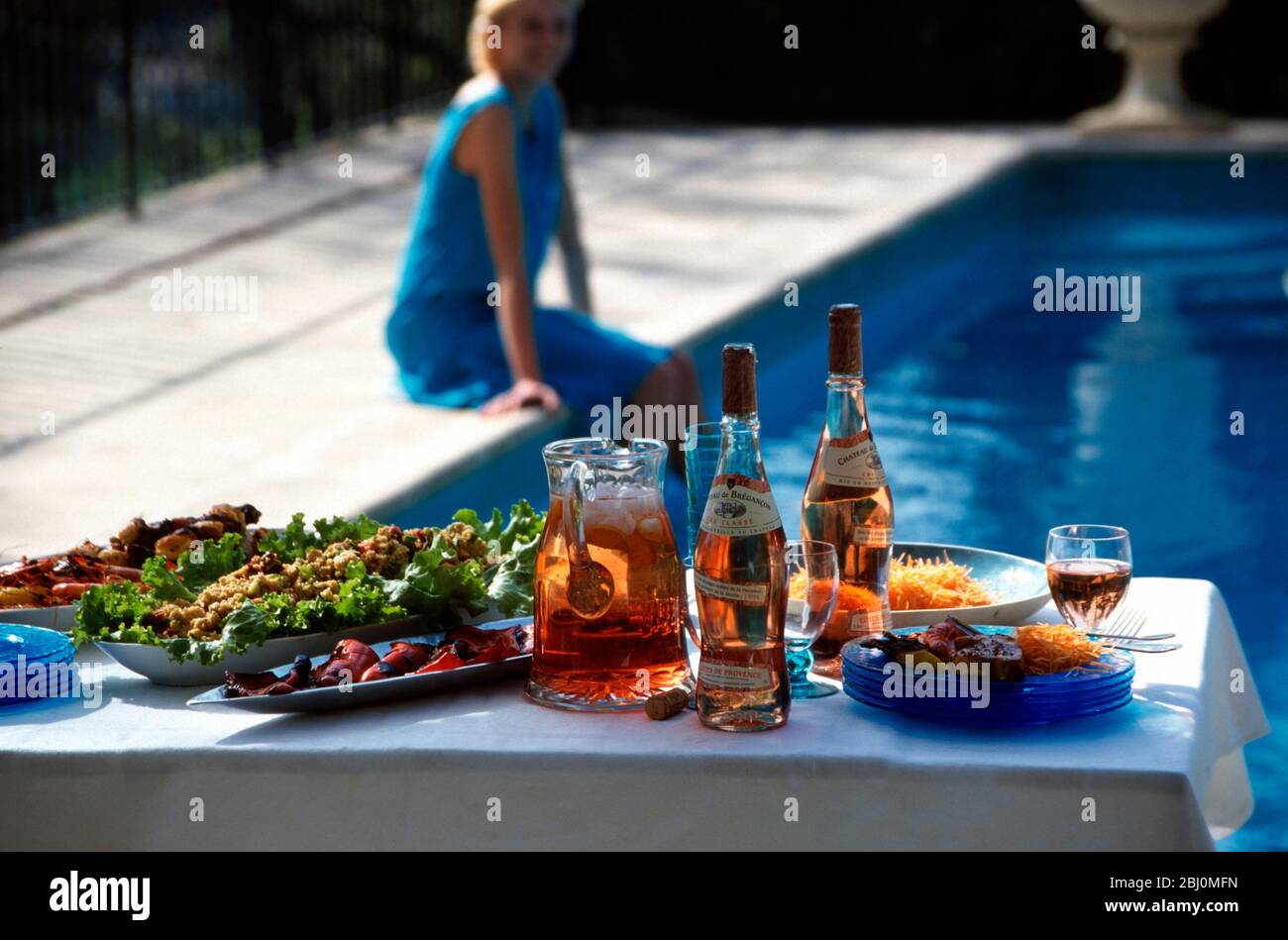 Swimming Pool Barbecue High Resolution Stock Photography and Images - Alamy