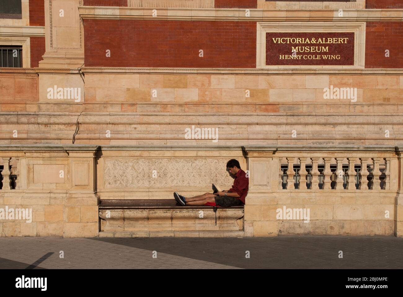 Victorian Architecture Henry Cole Wing Exhibition Road Red Brick Stone ...