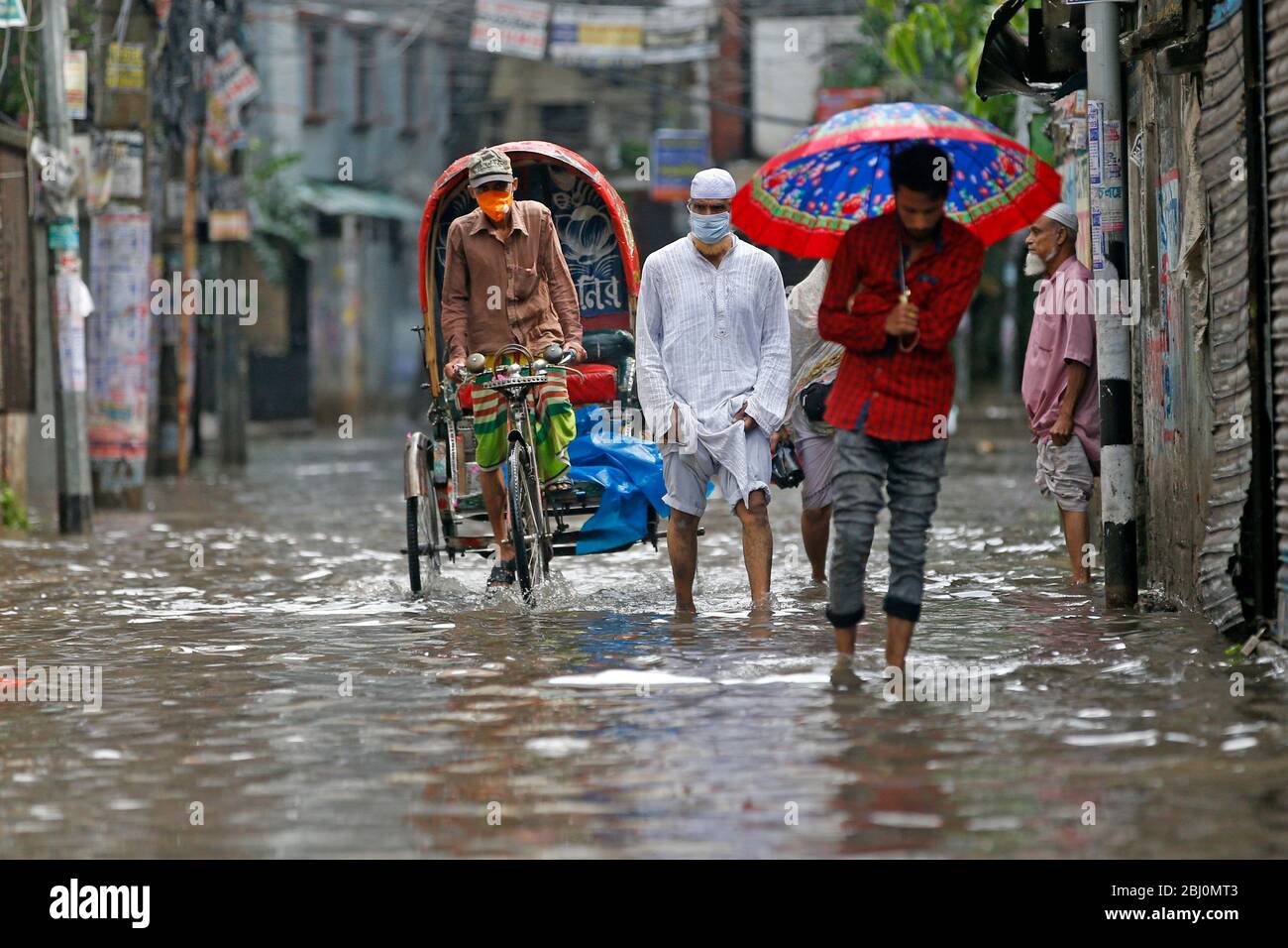 Heavy rains on Tuesday caused waterlogging in many parts of the capital ...