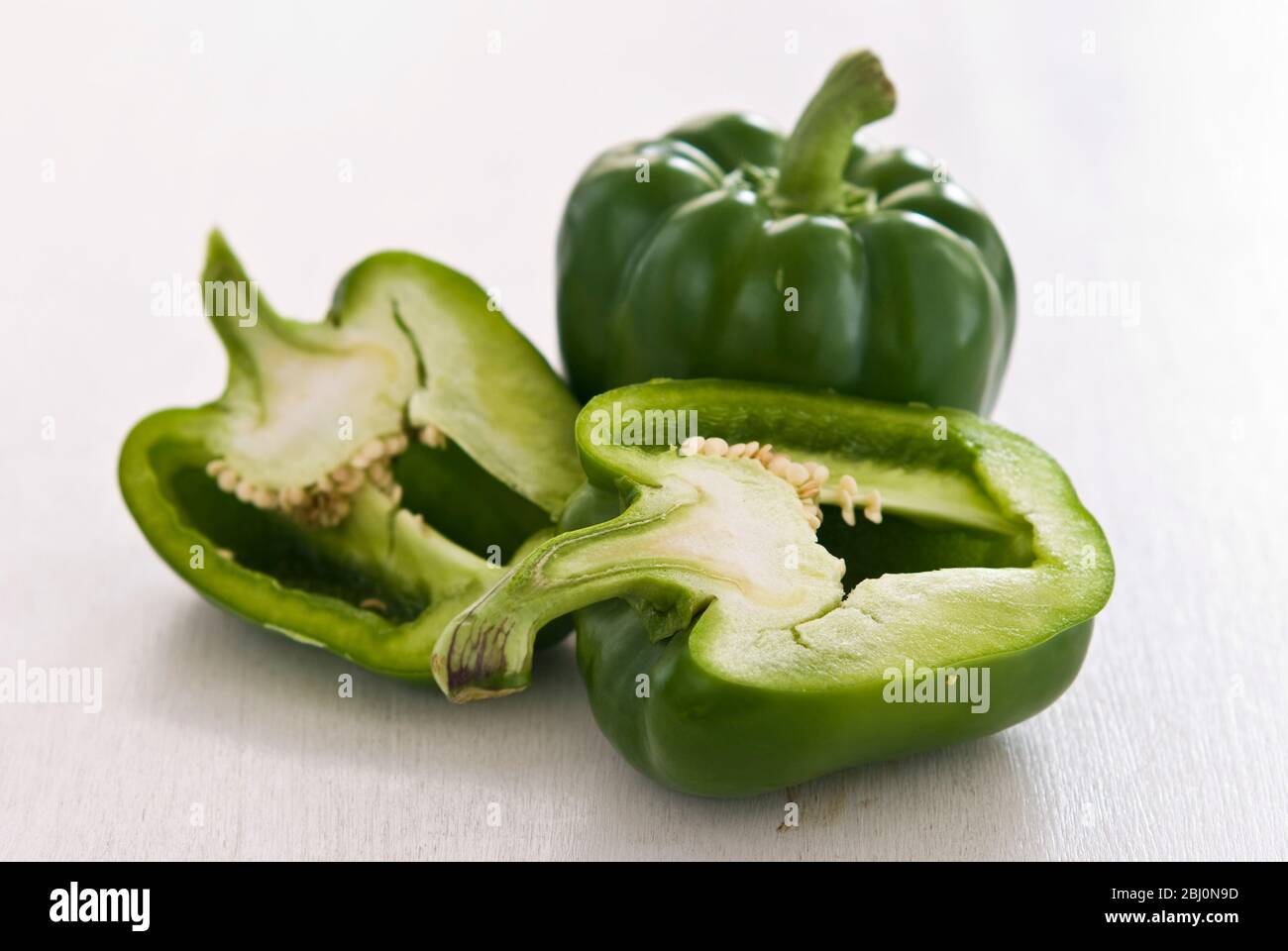 Cut Green Pepper