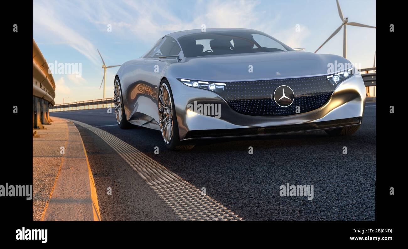 Futuristic Mercedes
