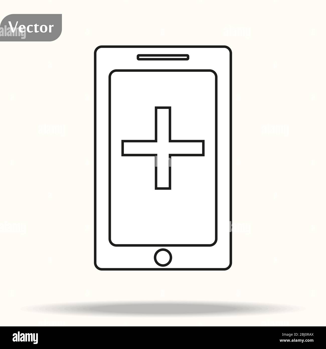 tablet phone medical record check up access icon design vector ...