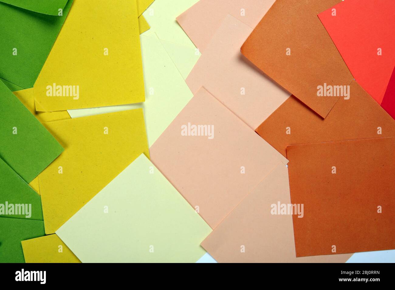 Colorful paper stickers Stock Photo - Alamy