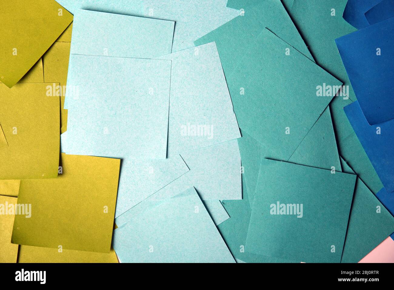 Colorful paper stickers Stock Photo - Alamy