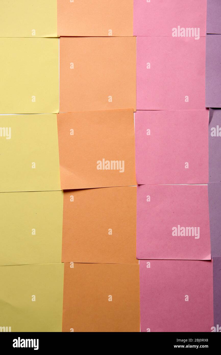 Colorful paper stickers Stock Photo - Alamy