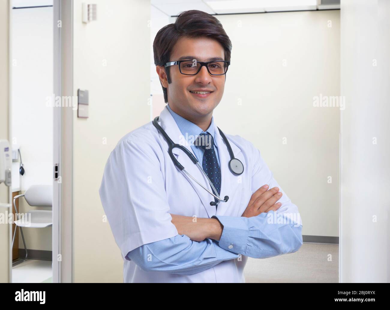 Portrait of a doctor Stock Photo - Alamy