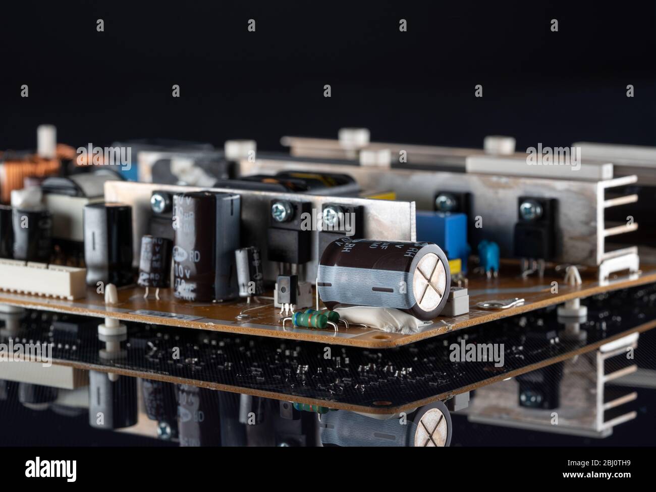PCB power supply with mosfet transistor Stock Photo - Alamy