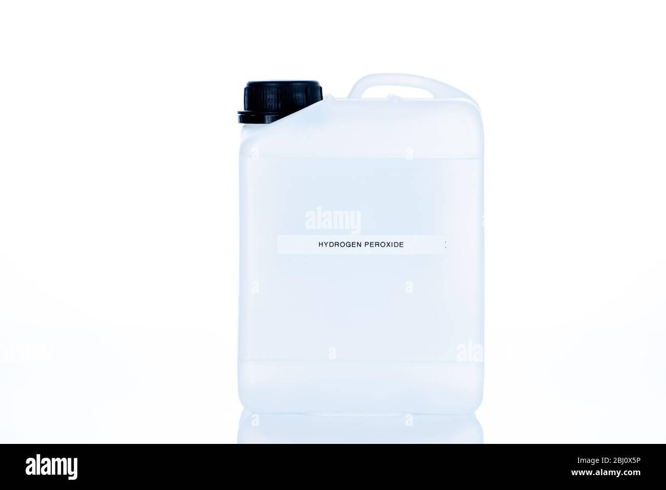 disinfectant, sanitizer in plastic packaging on a white background ...