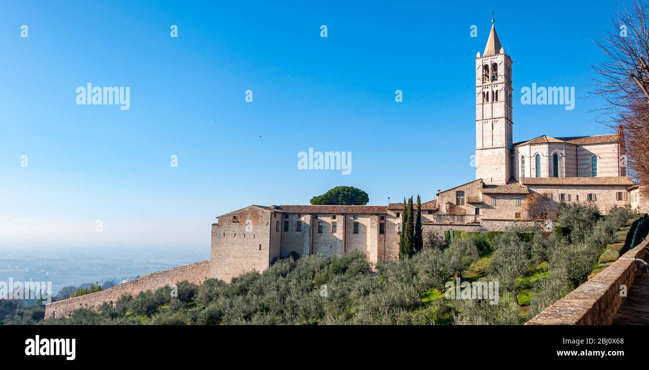 Assisi, the city of peace, Italy. UNESCO World Heritage Site, the ...