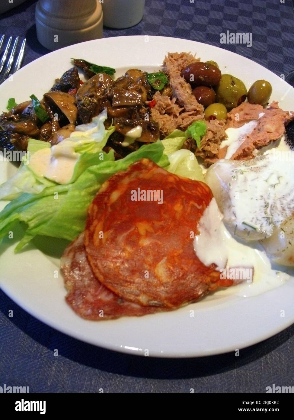 Buffet meal on board DFDS ferry between Harwich and Esbjerg Stock Photo ...