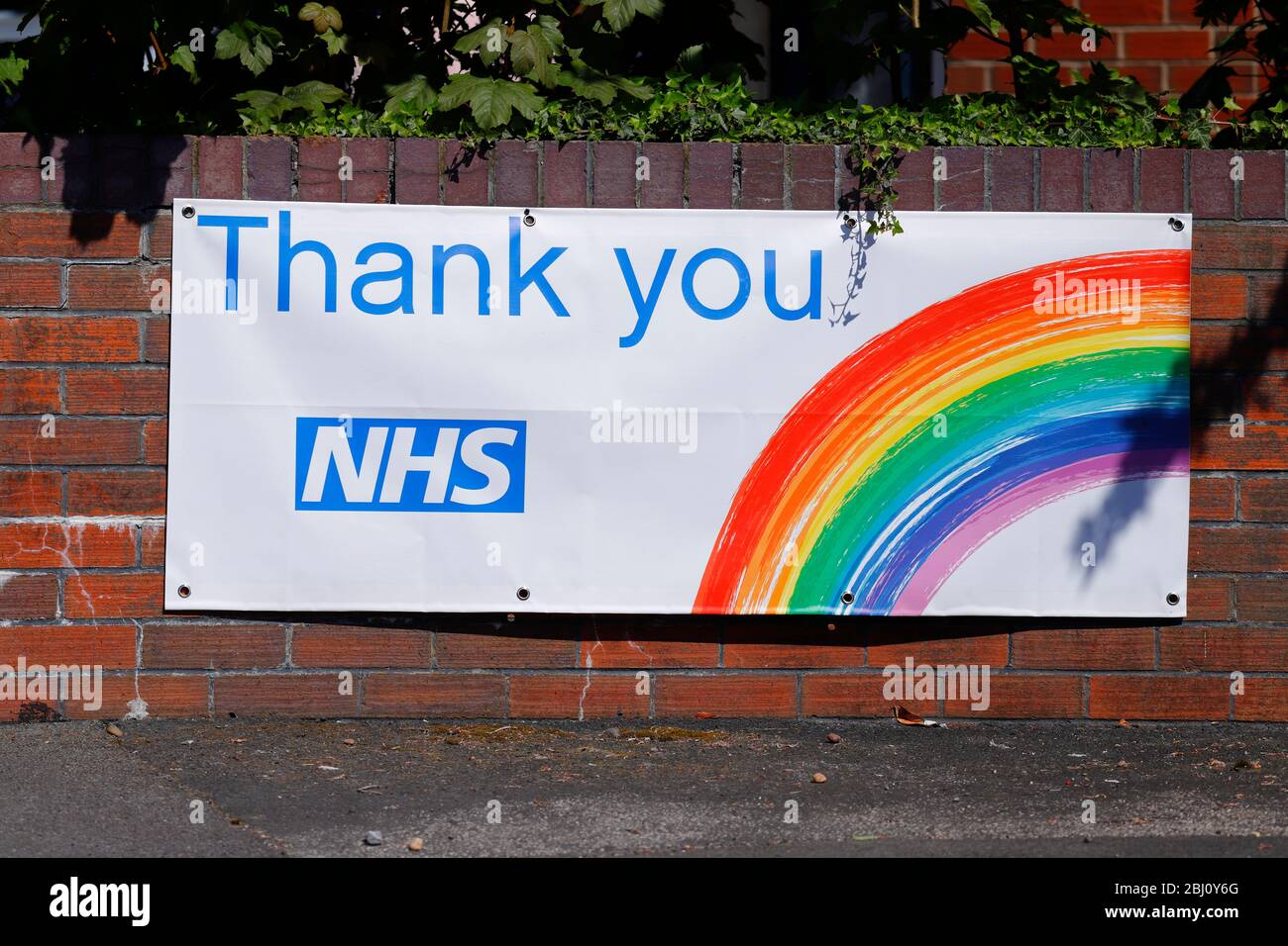 Banner thanking nhs hi-res stock photography and images - Alamy