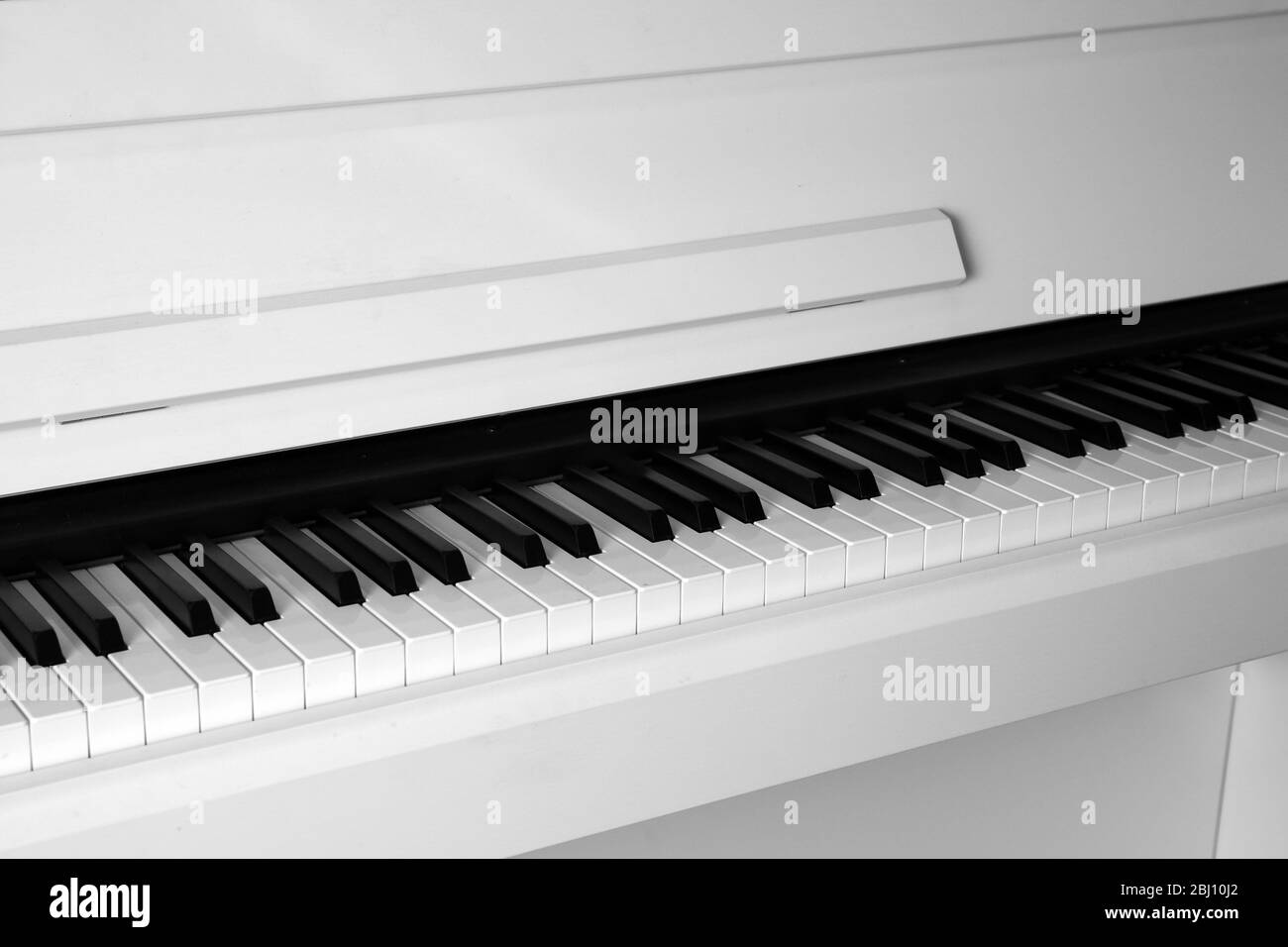 Piano keyboard close up Stock Photo - Alamy