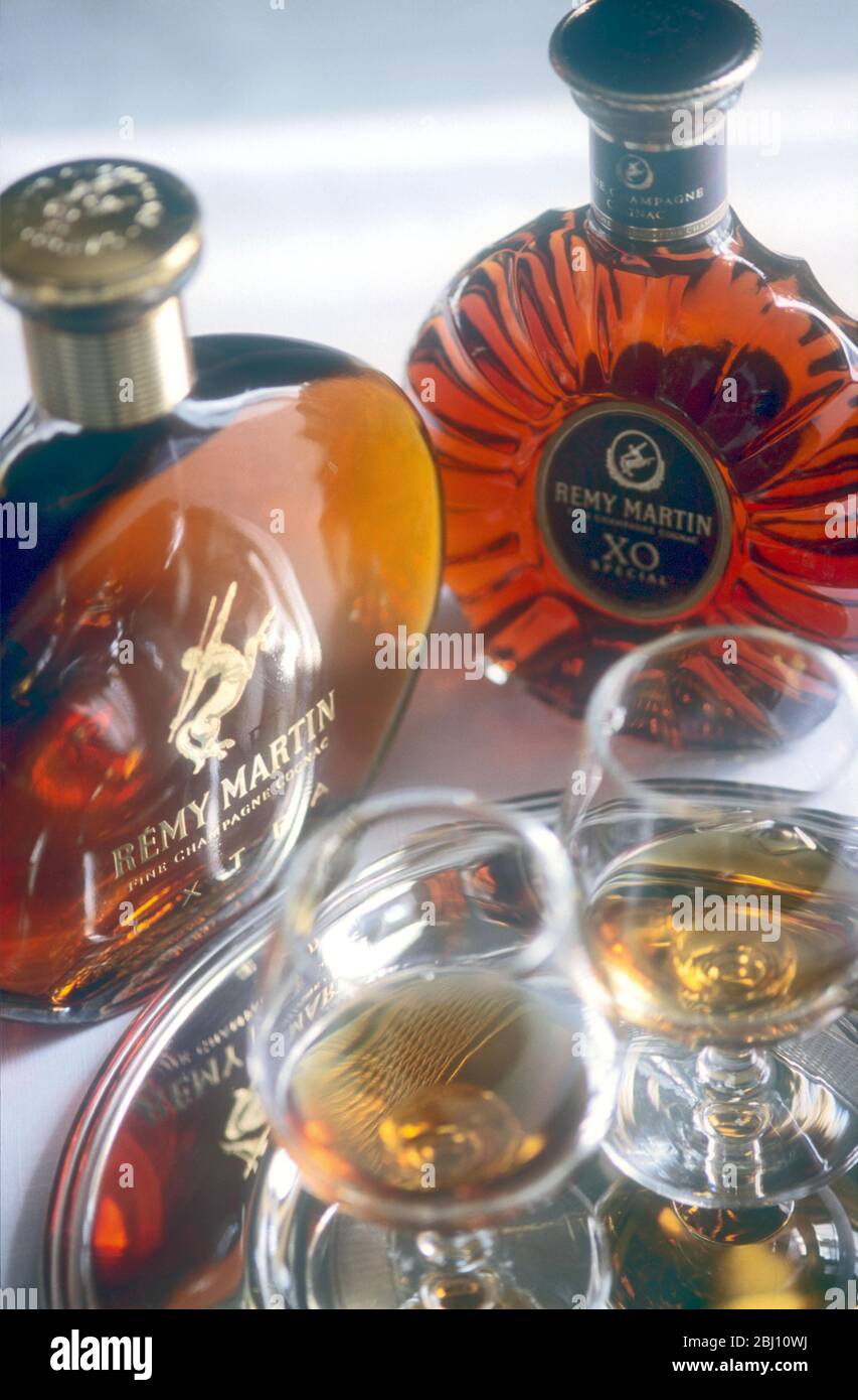 Bottles of remy martin xo cognac hi-res stock photography and images ...