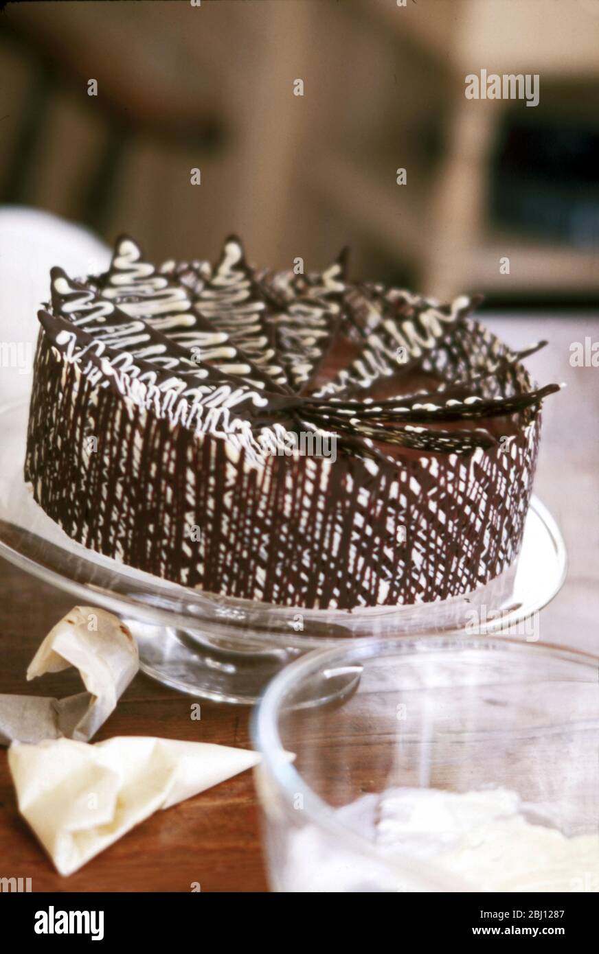 Chocolate Gateau Stock Photo - Alamy