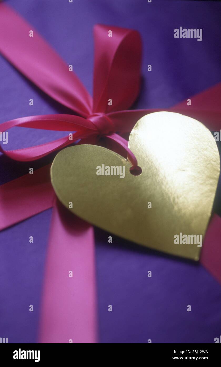 Heart tag Stock Photo - Alamy