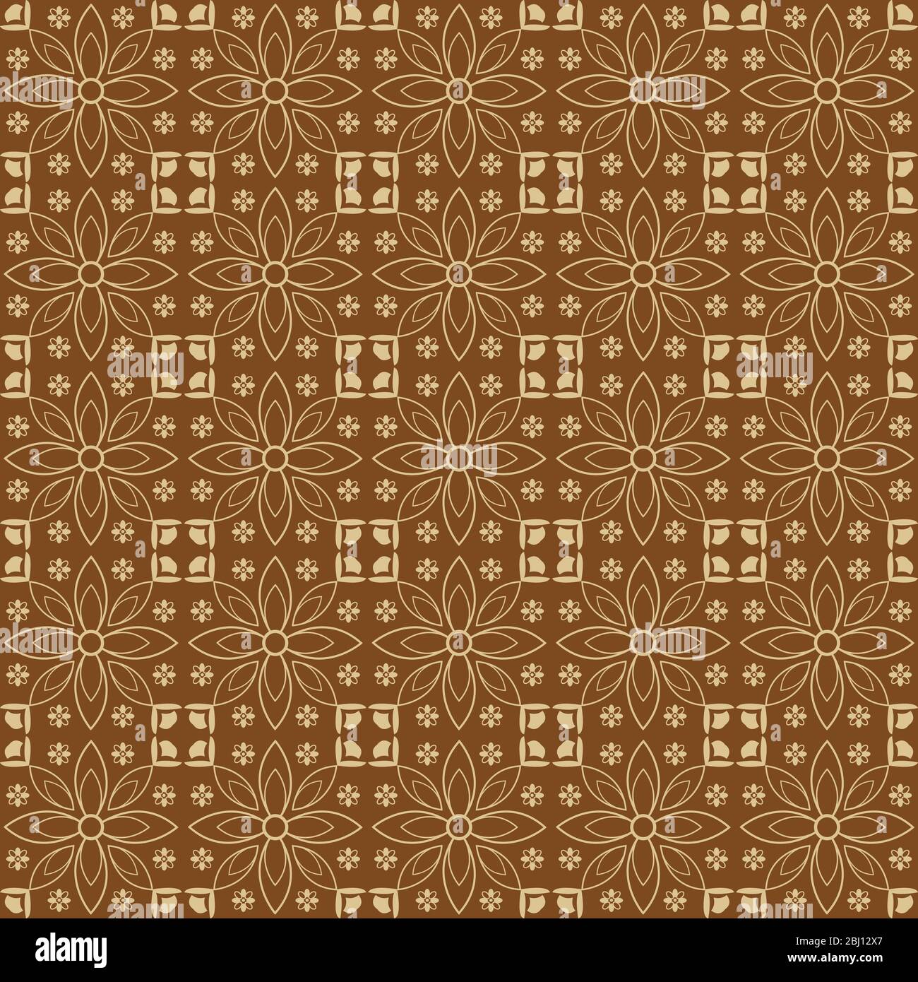 Modern Indonesian batik motifs with simple brown color Stock Vector ...