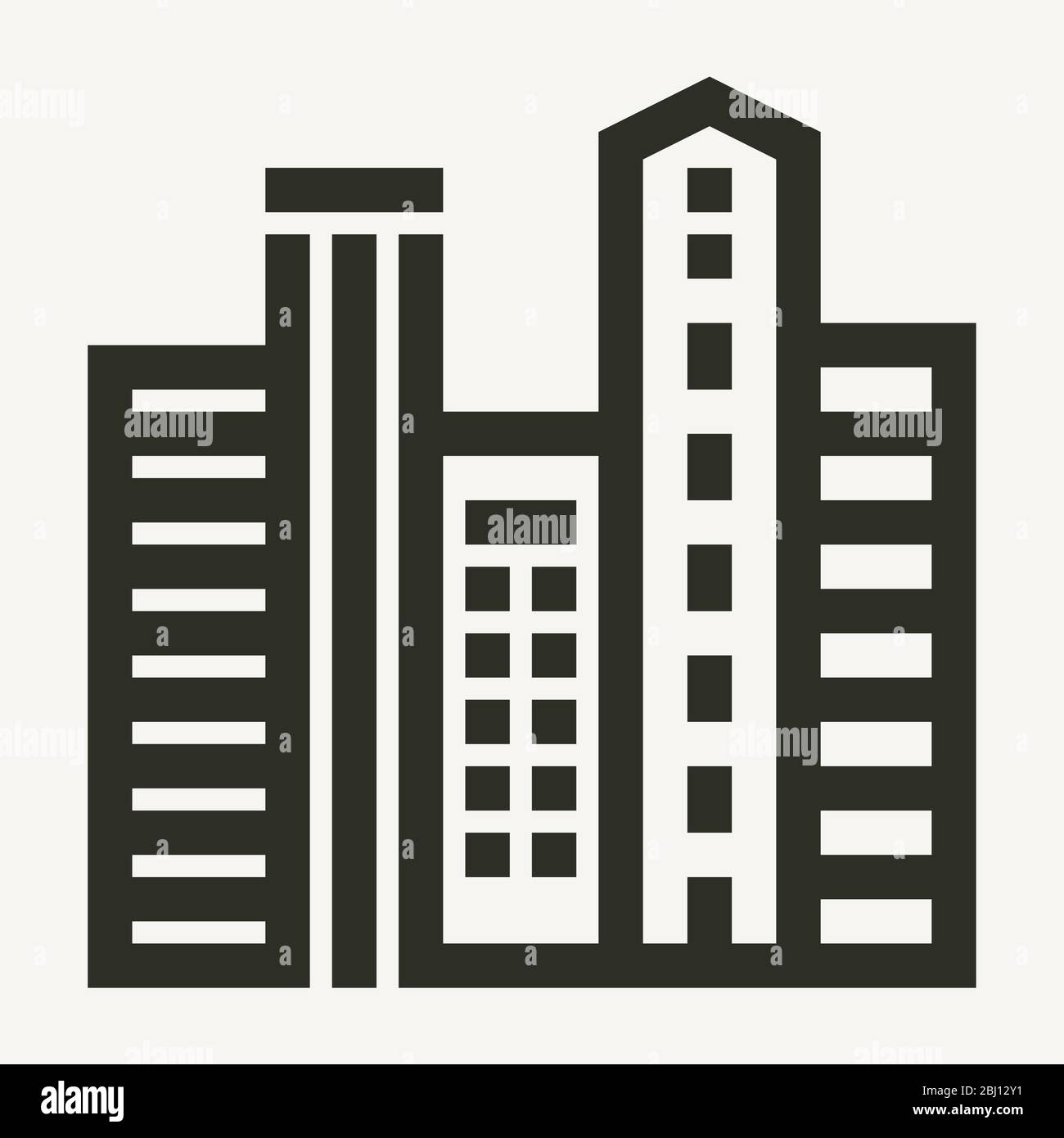 Office buildings vector vectors hi-res stock photography and images - Alamy