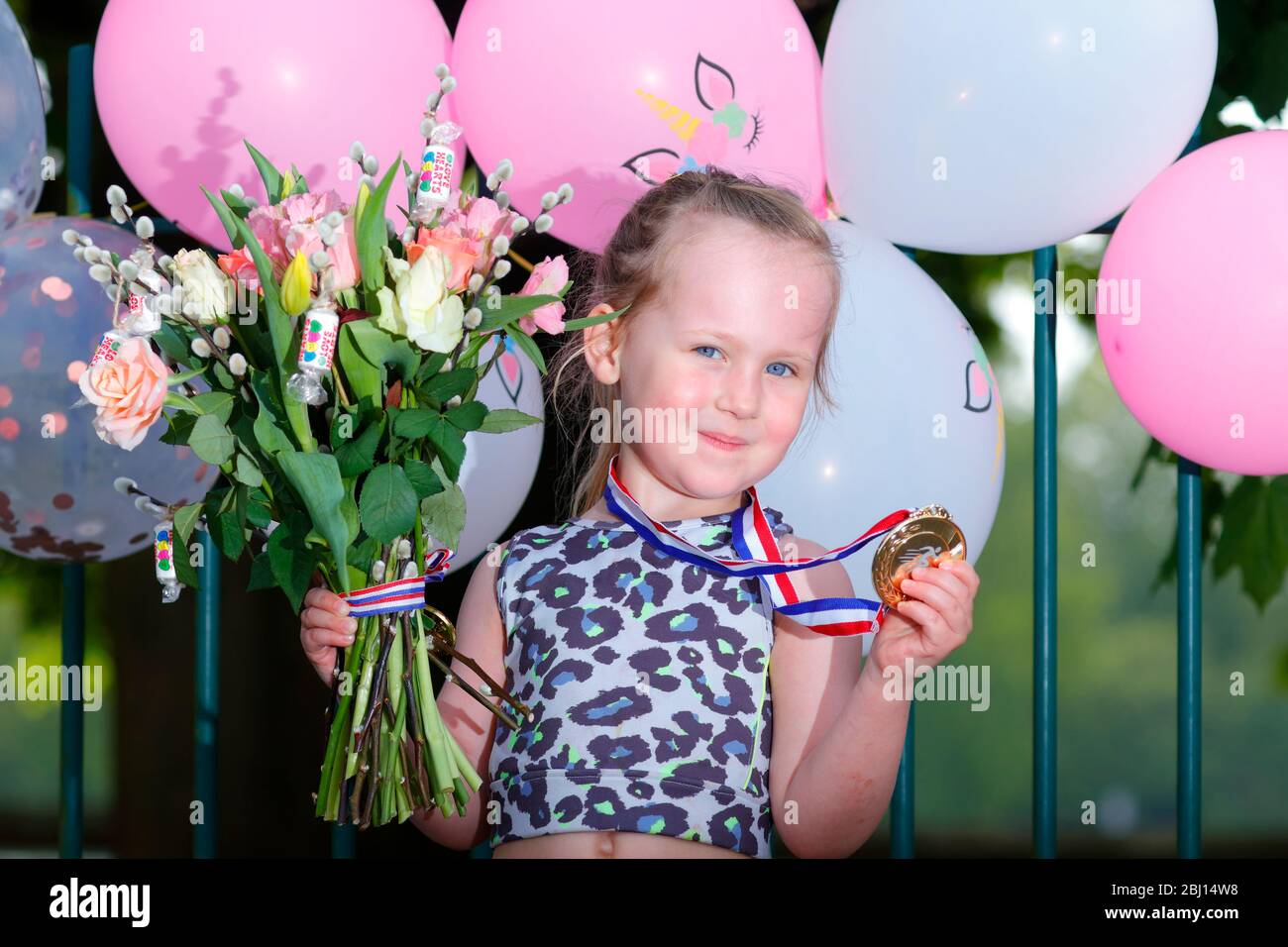 5yr old Ada suffers with a rare form of liver disease. She took on the ...