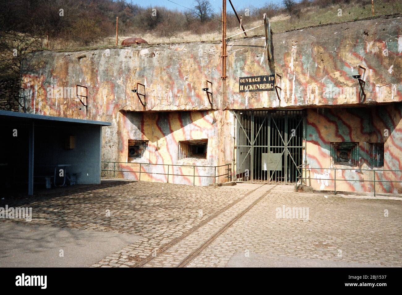 Fort Hackenberg bunker system part of the Maginot Line which was built ...
