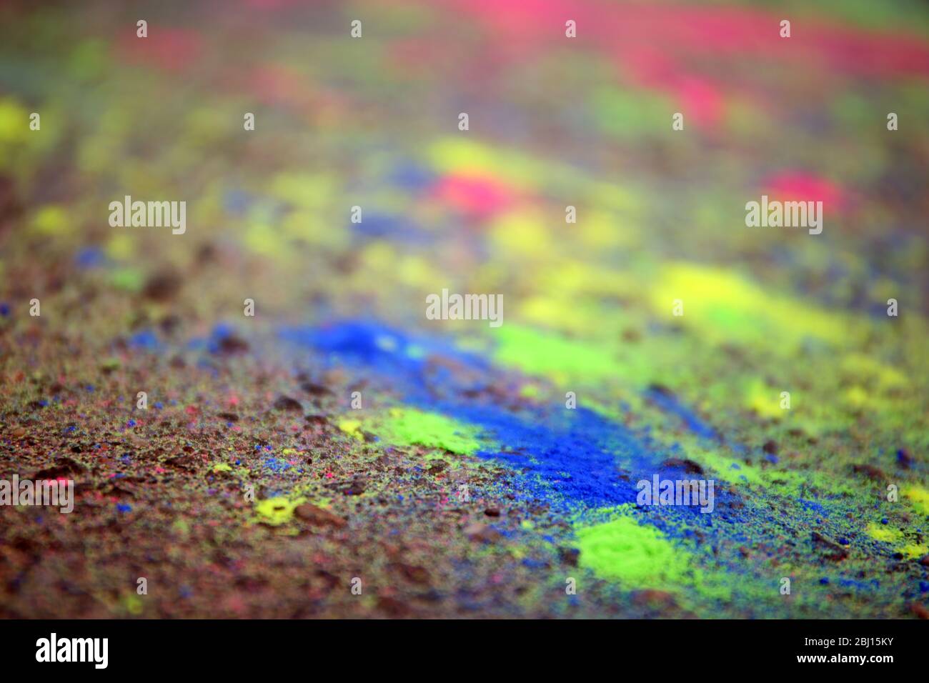 Indian dyes on Holi color festival Stock Photo - Alamy