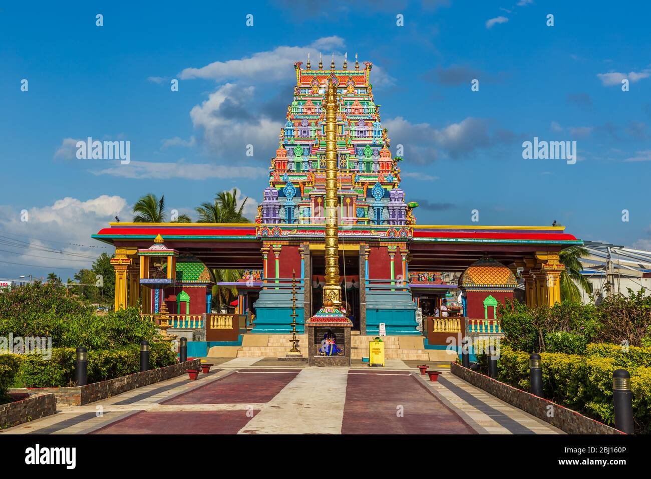 Nadi, Fiji, January 6, 2020: Exterior of the Sri Siva Subramaniya Hindu ...