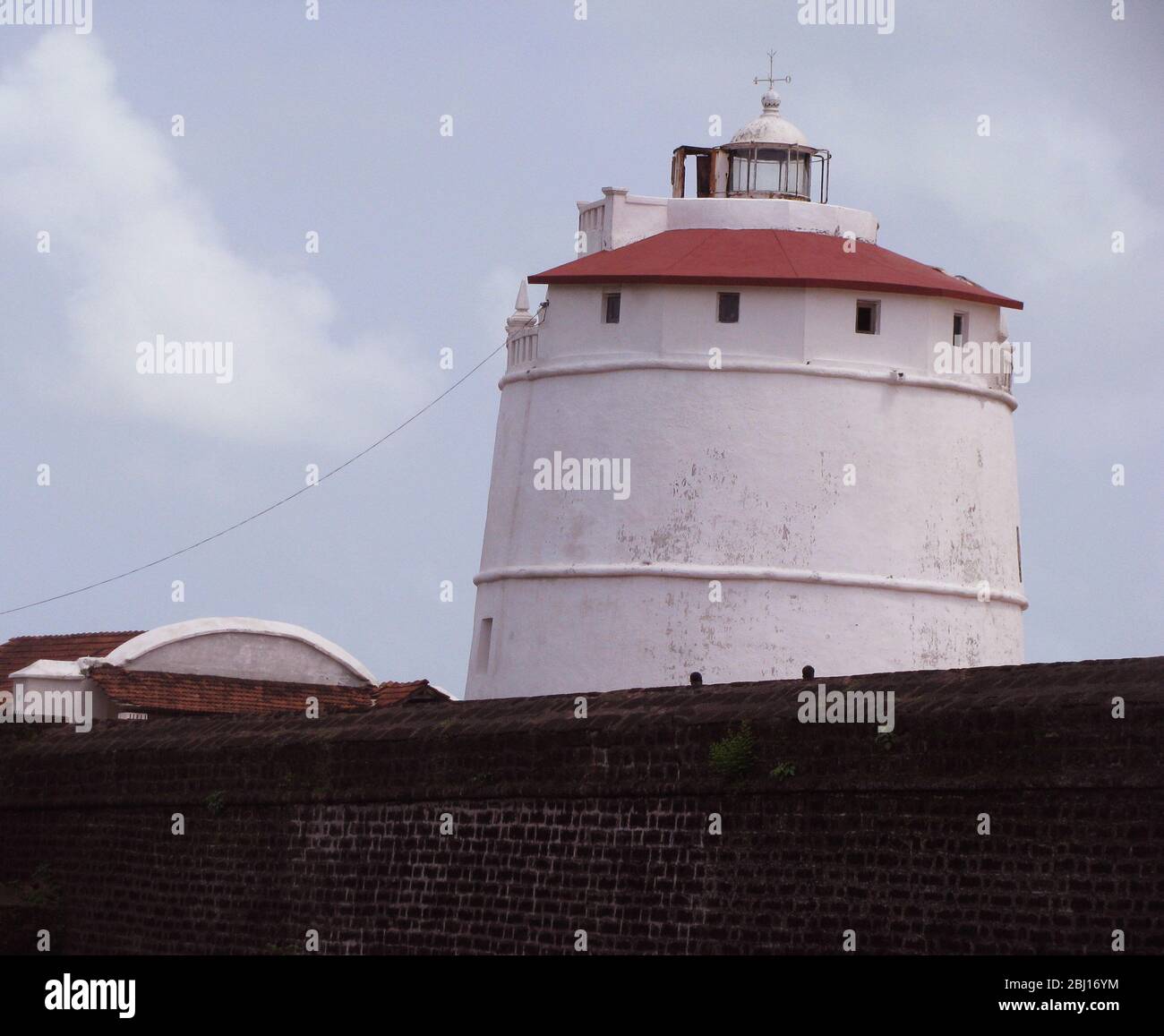 Heritage Fort Aguada in Goa (Lighthouse Stock Photo - Alamy