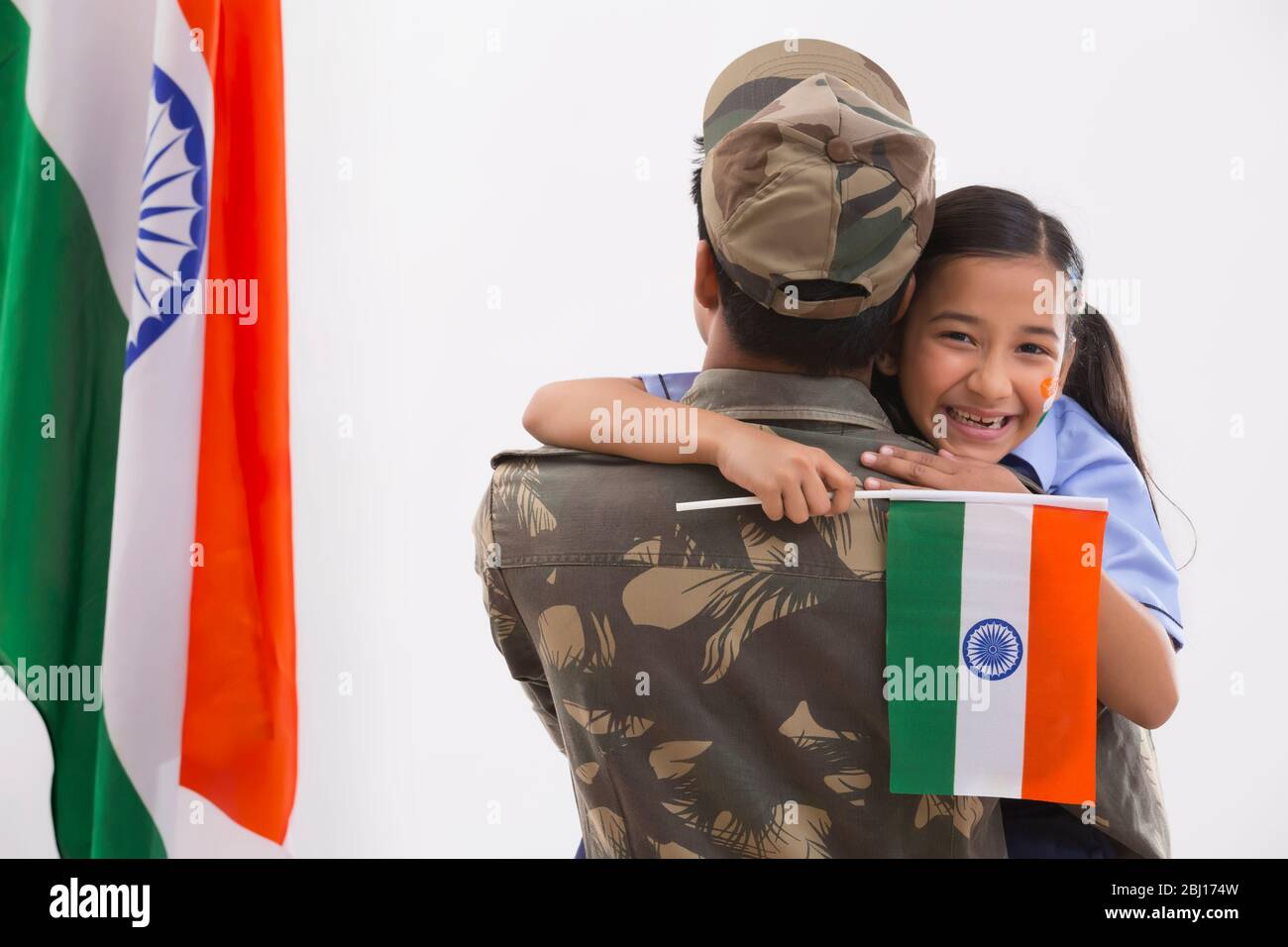 Indian Army Soldier Standing In High Resolution Stock Photography And