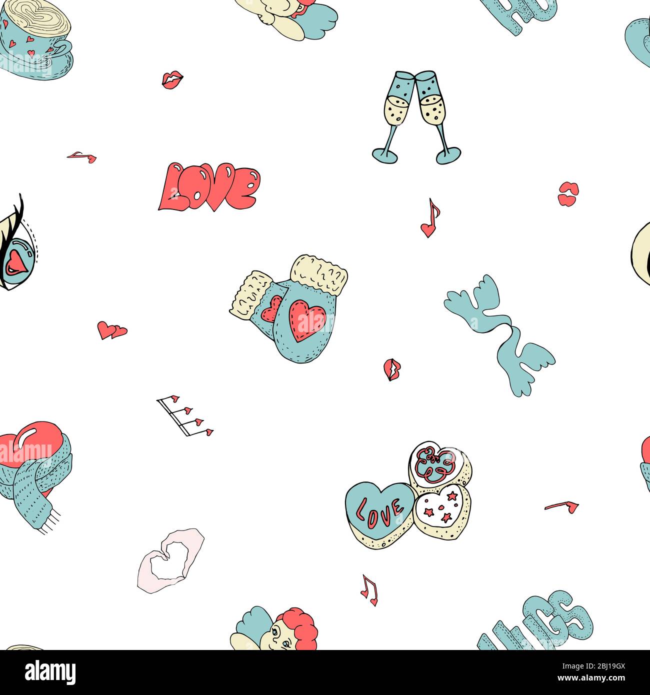 Champagne valentines day background Stock Vector Images - Alamy