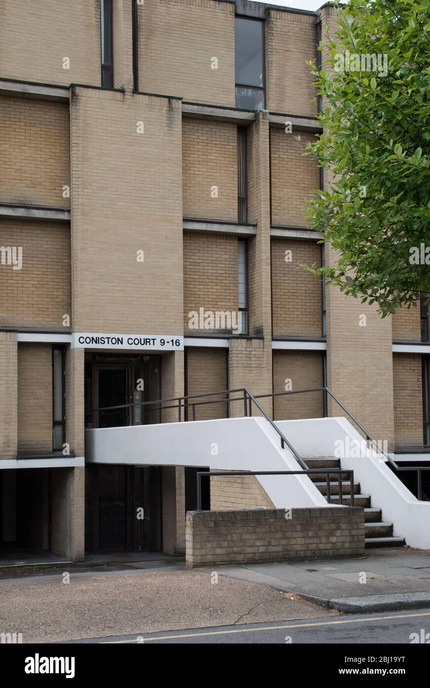 1970s Architecture Housing Coniston Court, 5 Carlton Drive, London SW15 ...