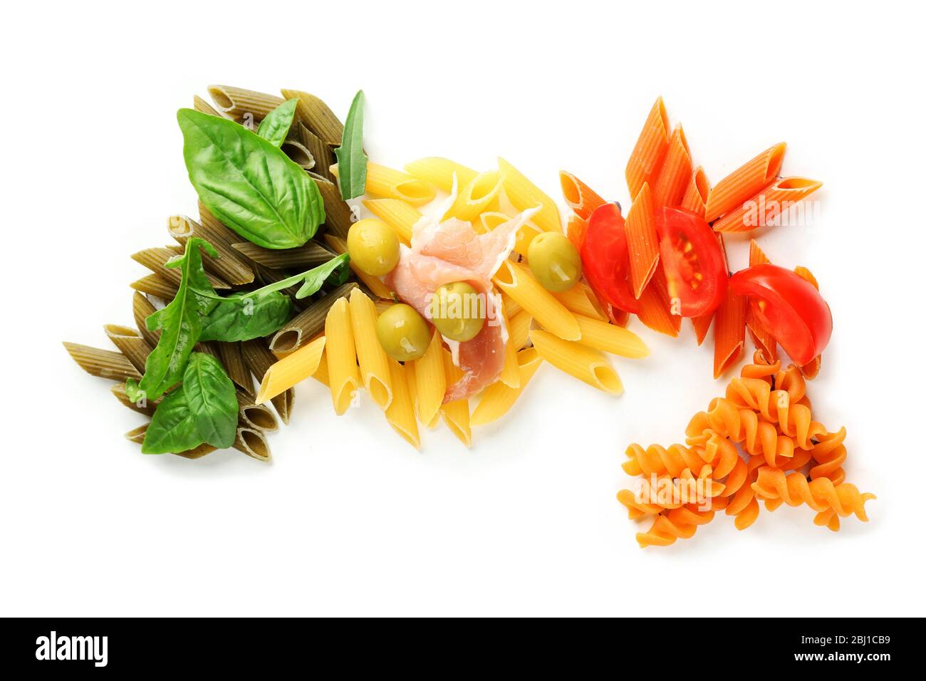 Map of Italy made with ingredients of traditional Italian cuisine ...