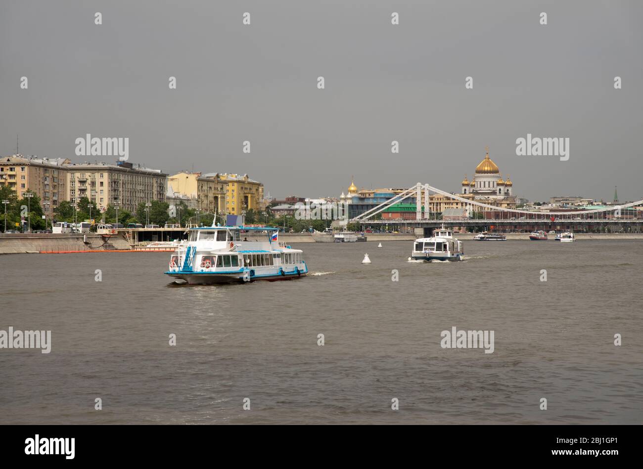 Moscow river in Moscow. Russia Stock Photo - Alamy