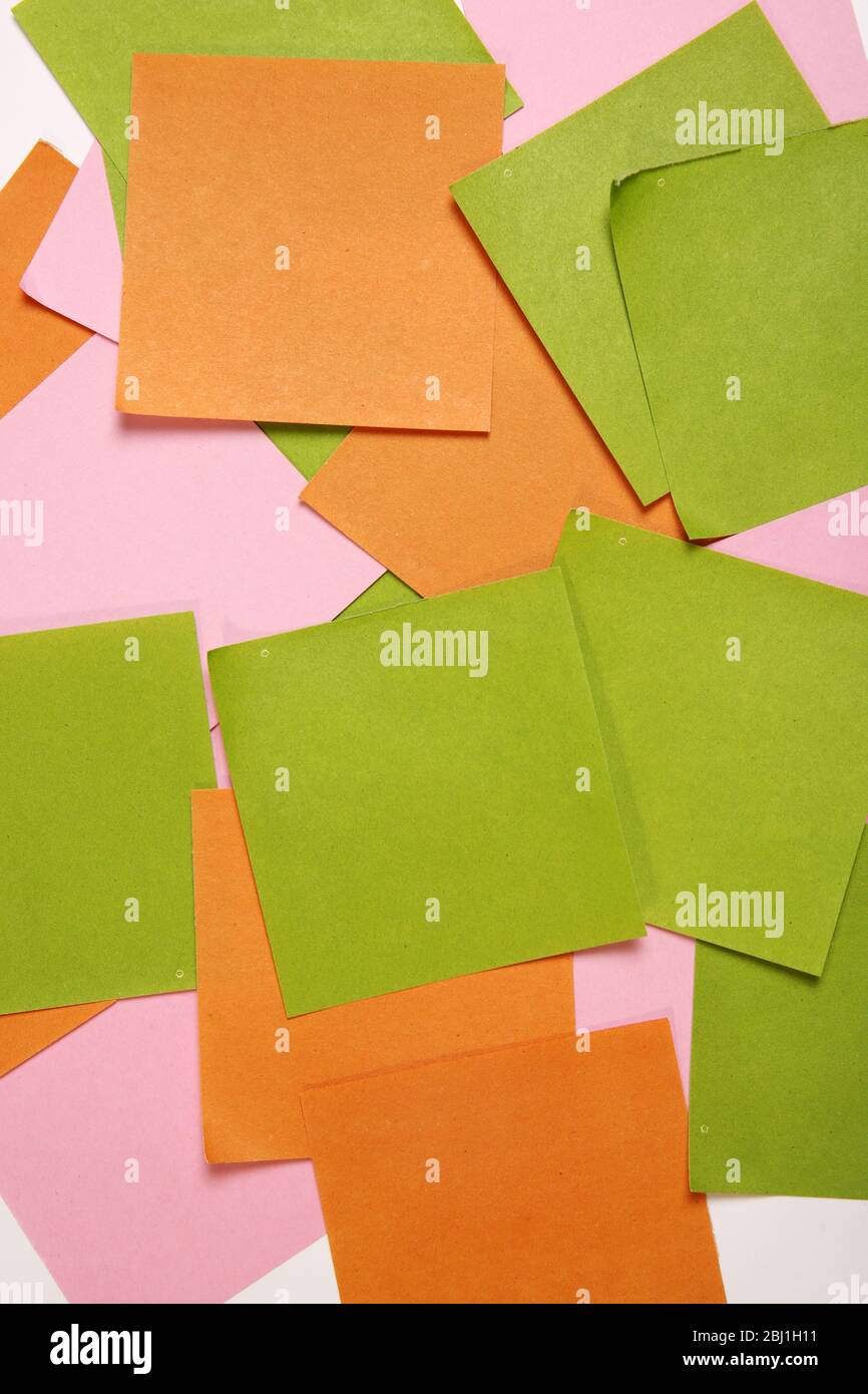 Colorful paper notes background Stock Photo - Alamy