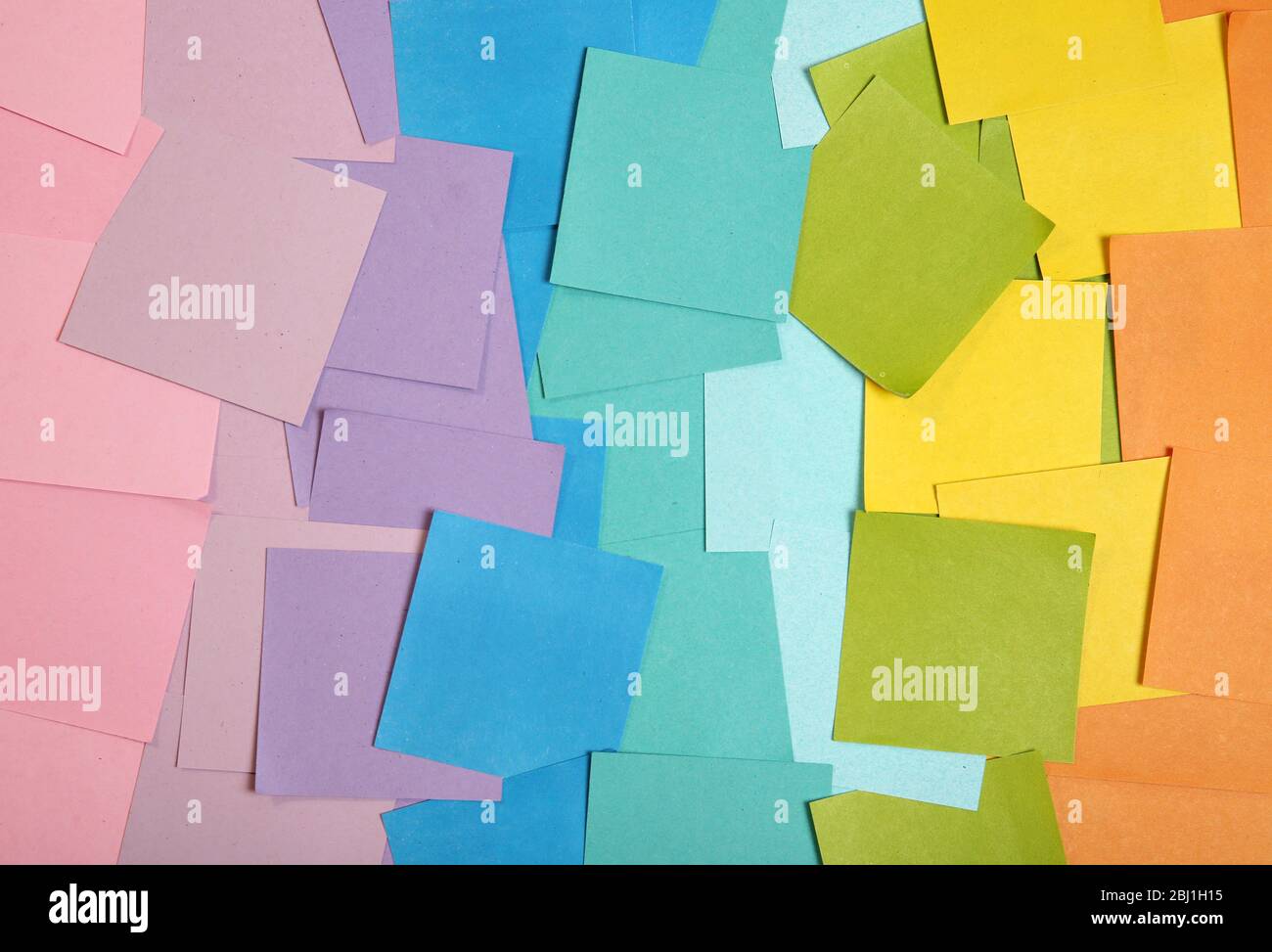 Colorful paper notes background Stock Photo - Alamy