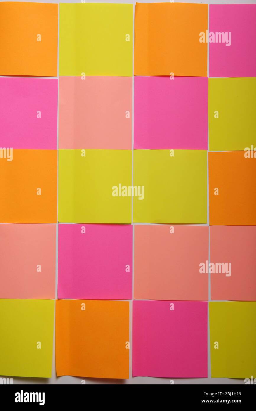 Colorful paper notes background Stock Photo - Alamy