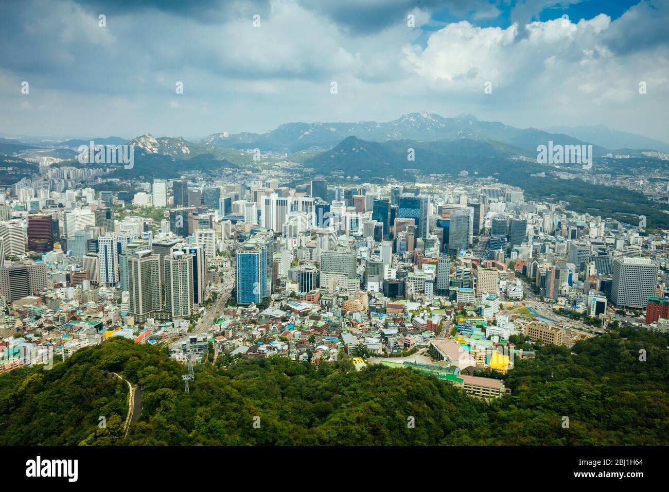 Namsan Tower View Seoul Stock Photo - Alamy